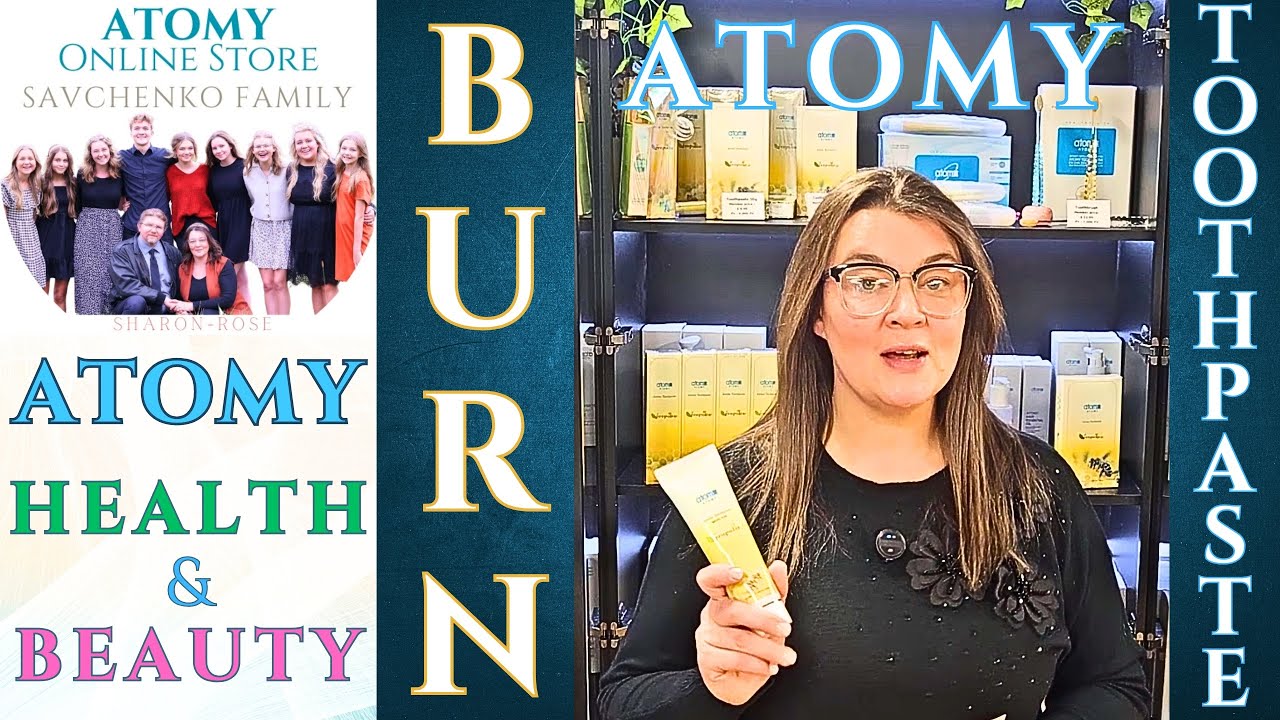 Atomy Toothpaste Treat a Burns / Atomy Toothpaste Benefits - YouTube