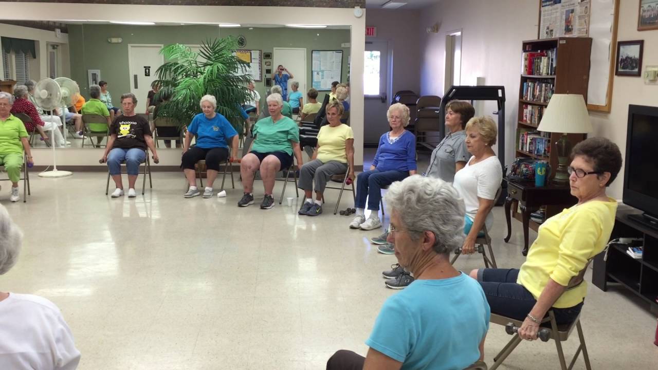 Crockett County Senior Citizens Center's Women's Chair Exercise Class ...