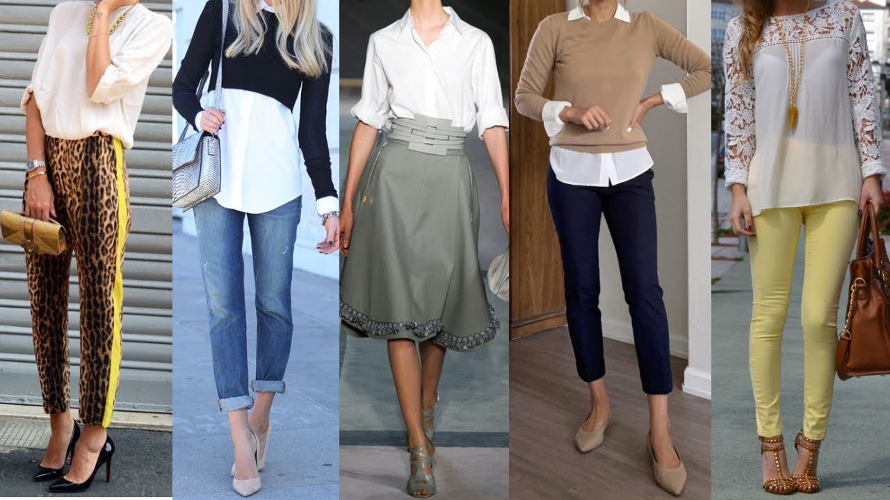 BLUSAS y CAMISAS de COLOR BLANCO COMBINACIONES LOOKS y OUTFITS con ...