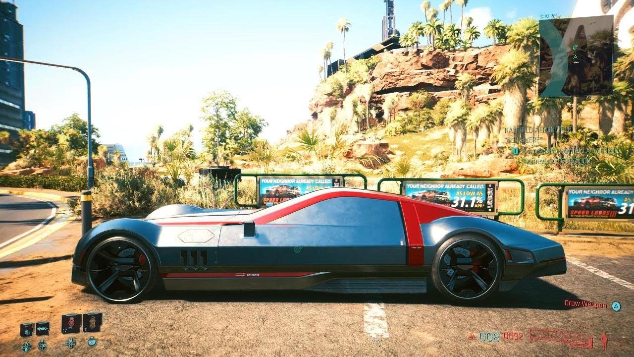 Cyberpunk 2077 Super Car - YouTube