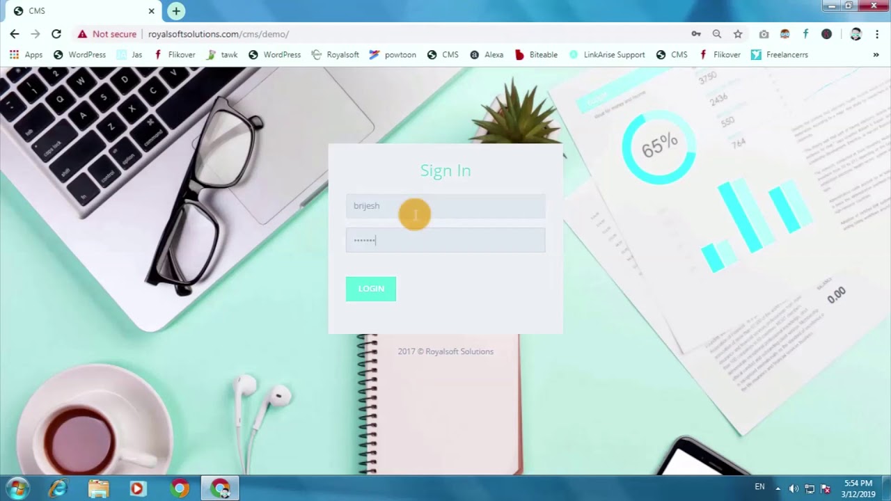 How to login in ERP (Enterprise resource planning) - YouTube