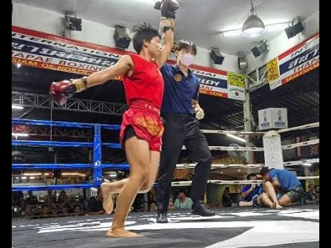 KO in 46 seconds！Sumurai Mulan Vs Muay Thai：เพชรนำแสง ส.พงศกร fight 17（Alina fight 8）2022，09，12 ...
