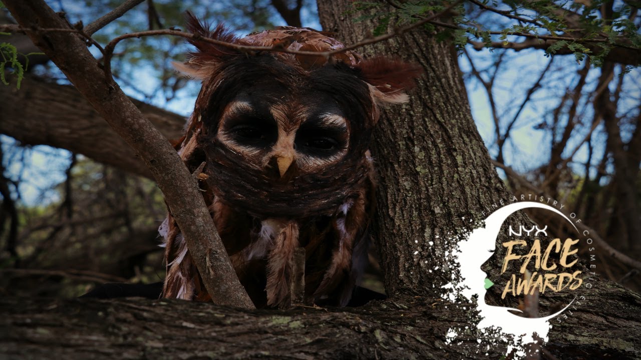 Owl Creature | NYX PR FACE AWARDS ANIMAL KINGDOM | Celhelíz - YouTube