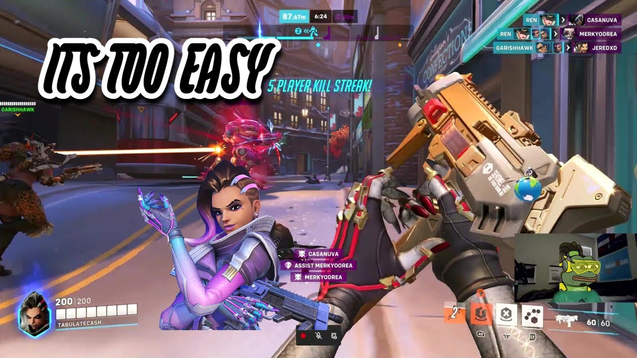 Blizzard... Sombra's EMP is too easy | Overwatch 2 - YouTube