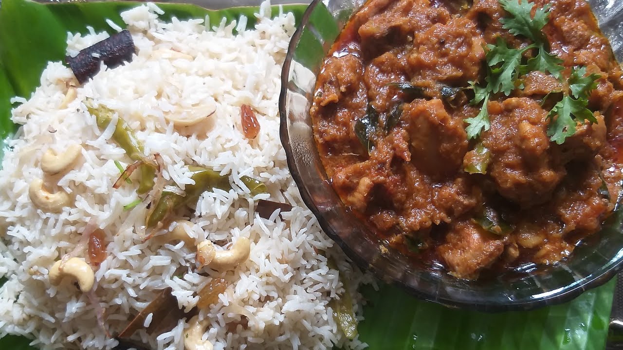 చికెన్ ఫ్రై and ghee rice chicken fry and ghee rice - YouTube