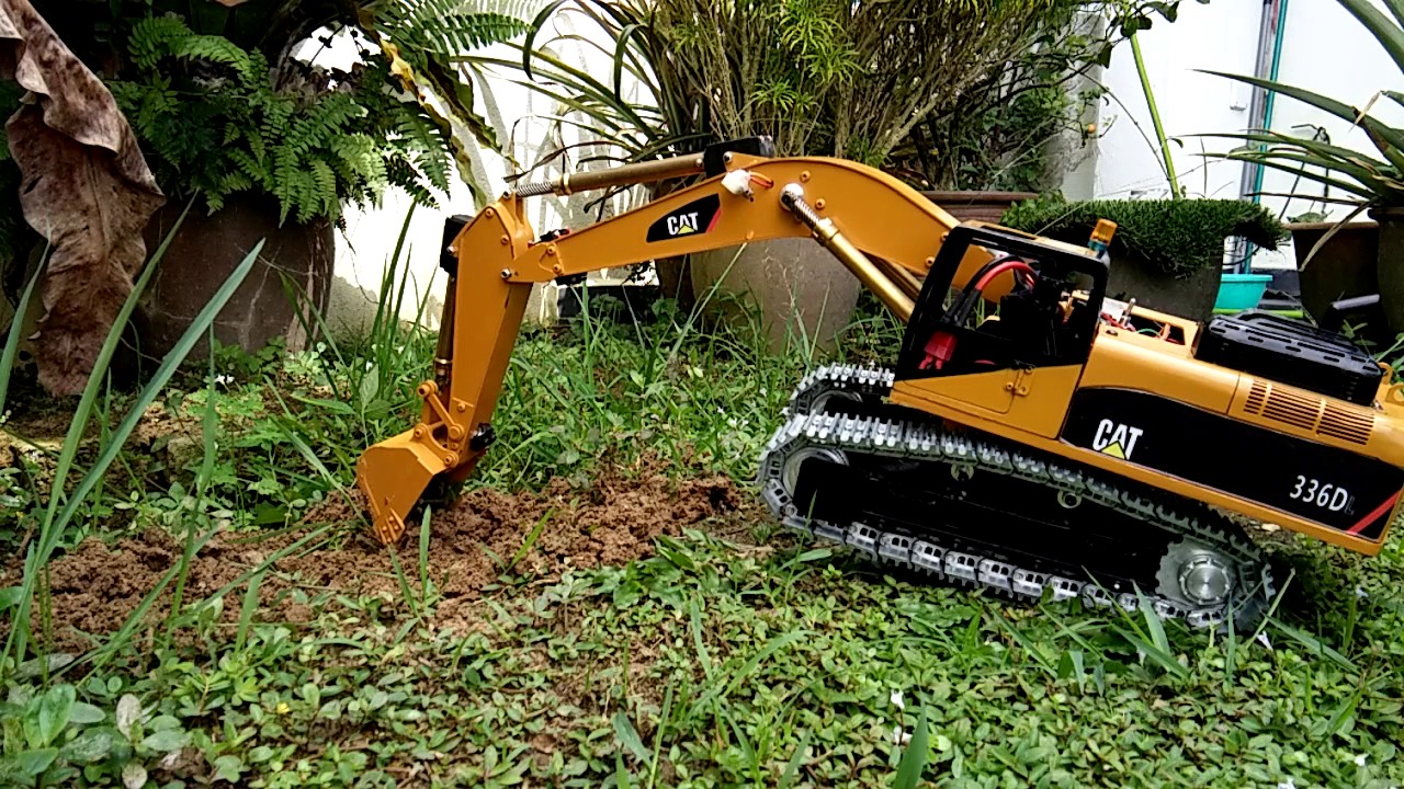 Rc Excavator work in hard - YouTube