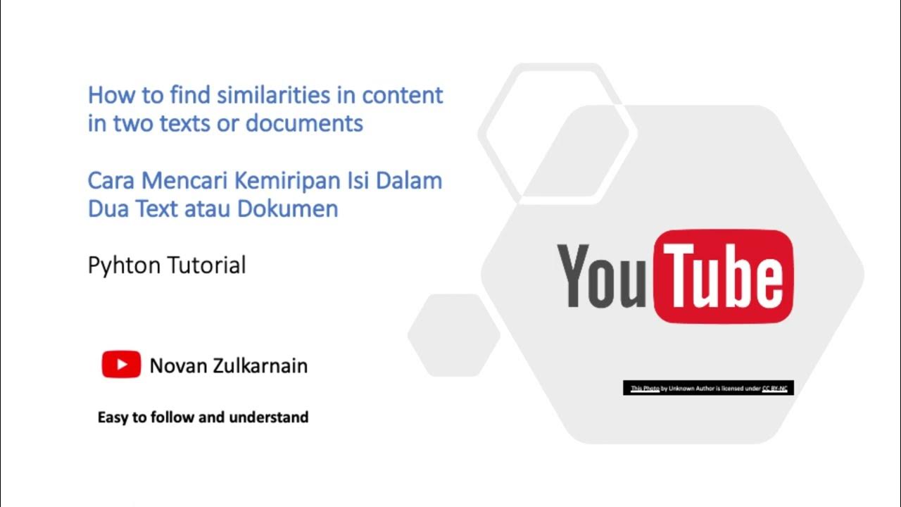 Python Tutorial | How to find similarities in content in two texts or ...