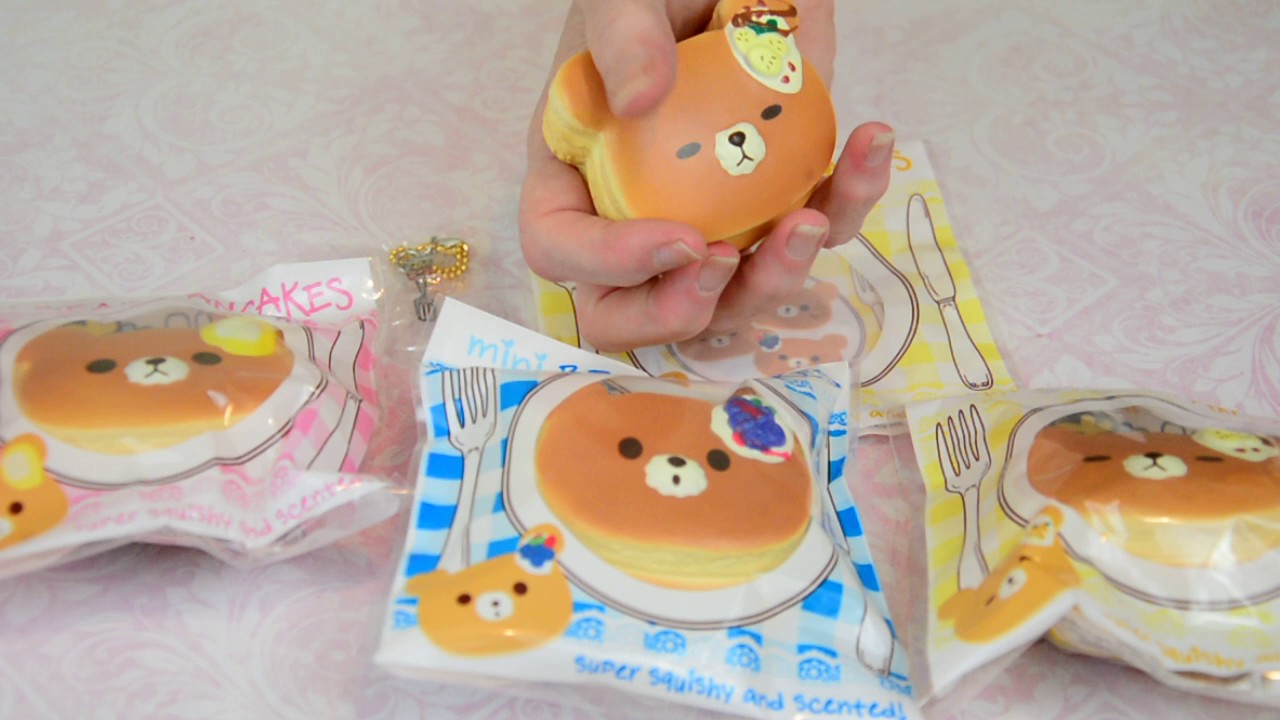 Puni Maru Mini Bear Pancakes!! - YouTube