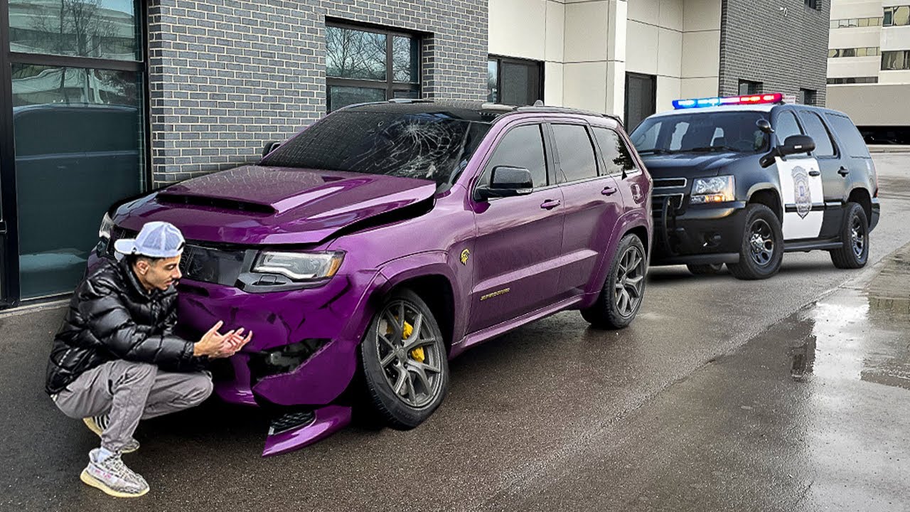 MY FRIEND CRASHED THE TRACKHAWK! - YouTube