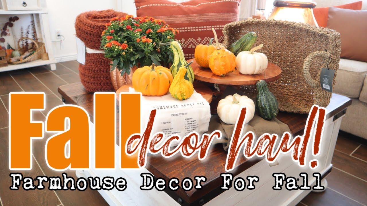 FALL DECOR HAUL 2020 | MODERN FARMHOUSE FALL DECOR HAUL | FARMHOUSE ...