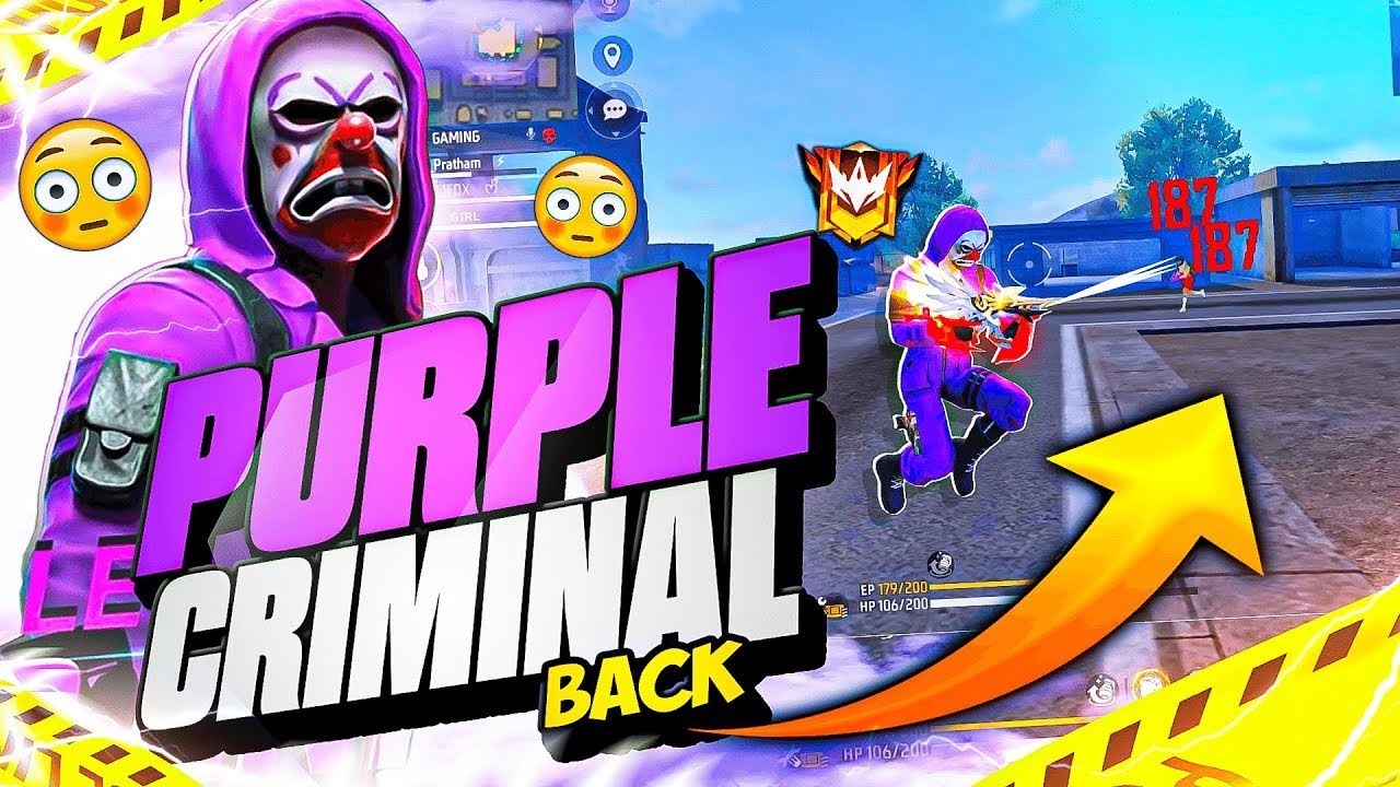 PURPLE CRIMINAL IS BACK ?? - YouTube