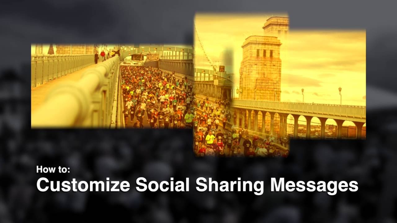 Customize Social Sharing Messages - YouTube
