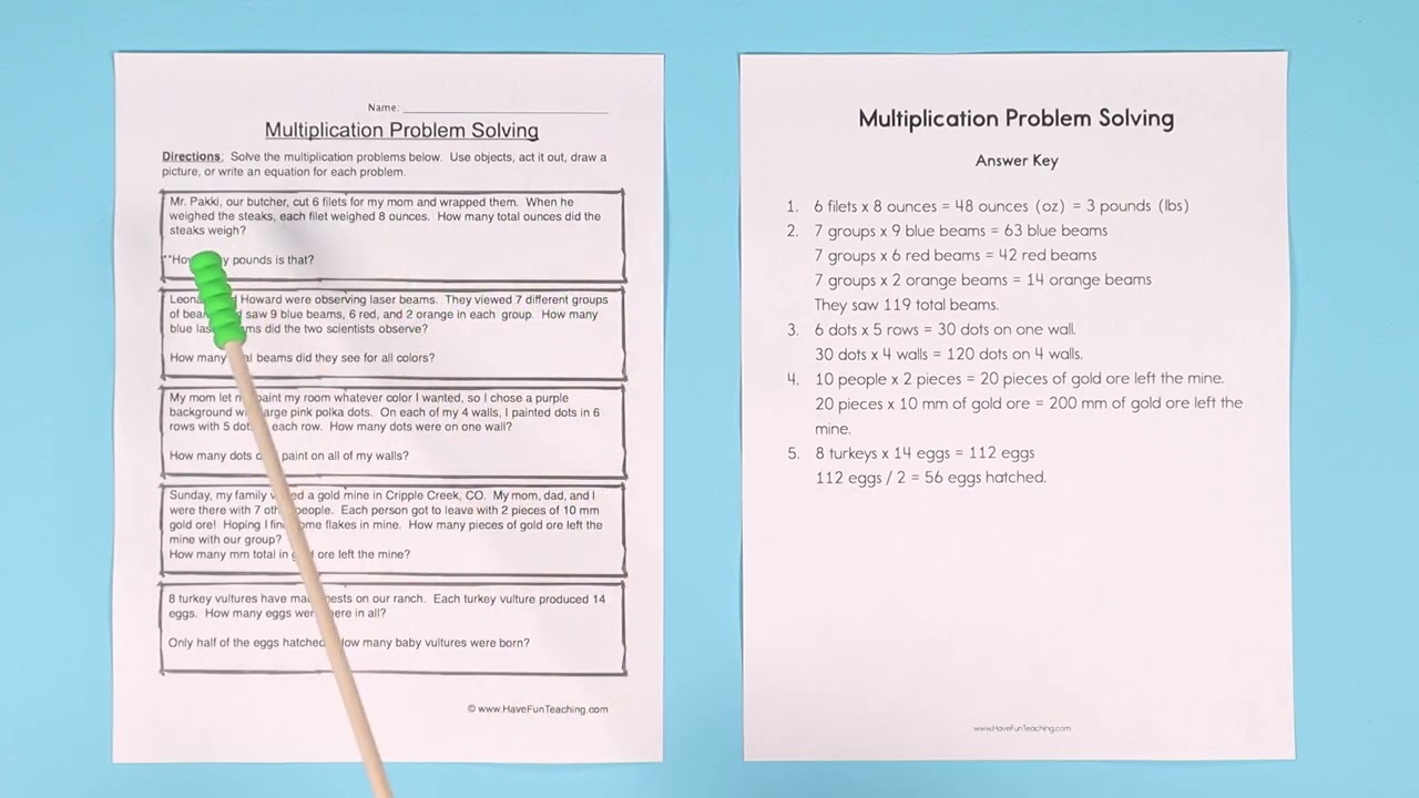 Solving Multiplication Word Problems Worksheet YouTube solving-multiplication-word-problems-worksheet-youtube