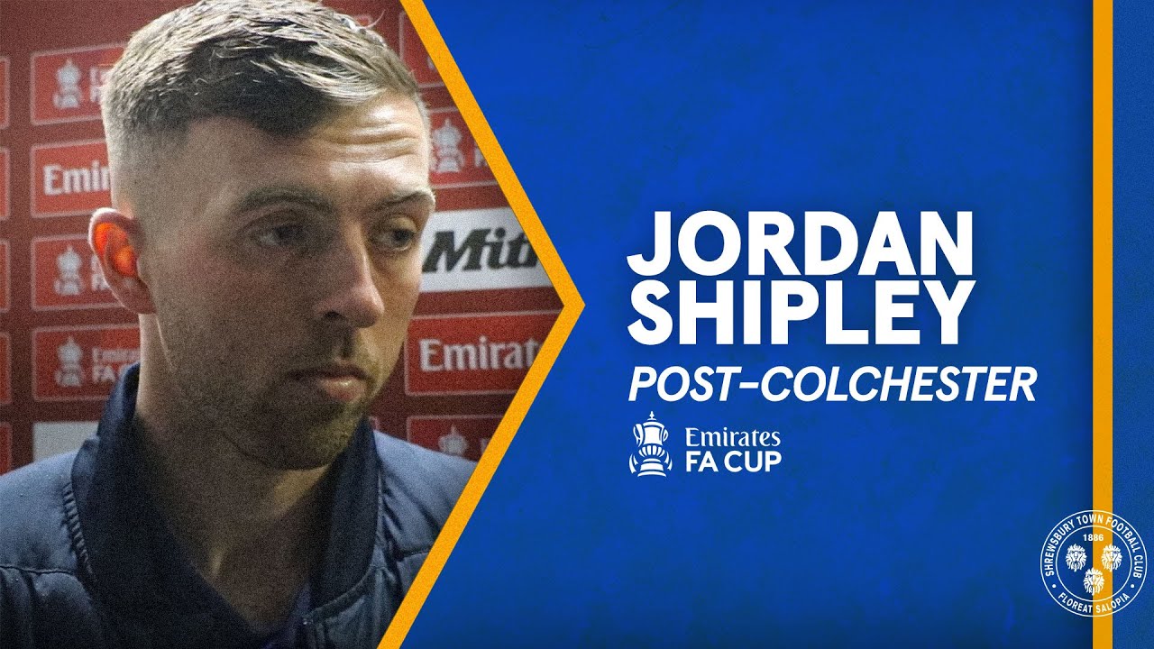 Post-Colchester United | Jordan Shipley on 3-2 win, a goal and an ...