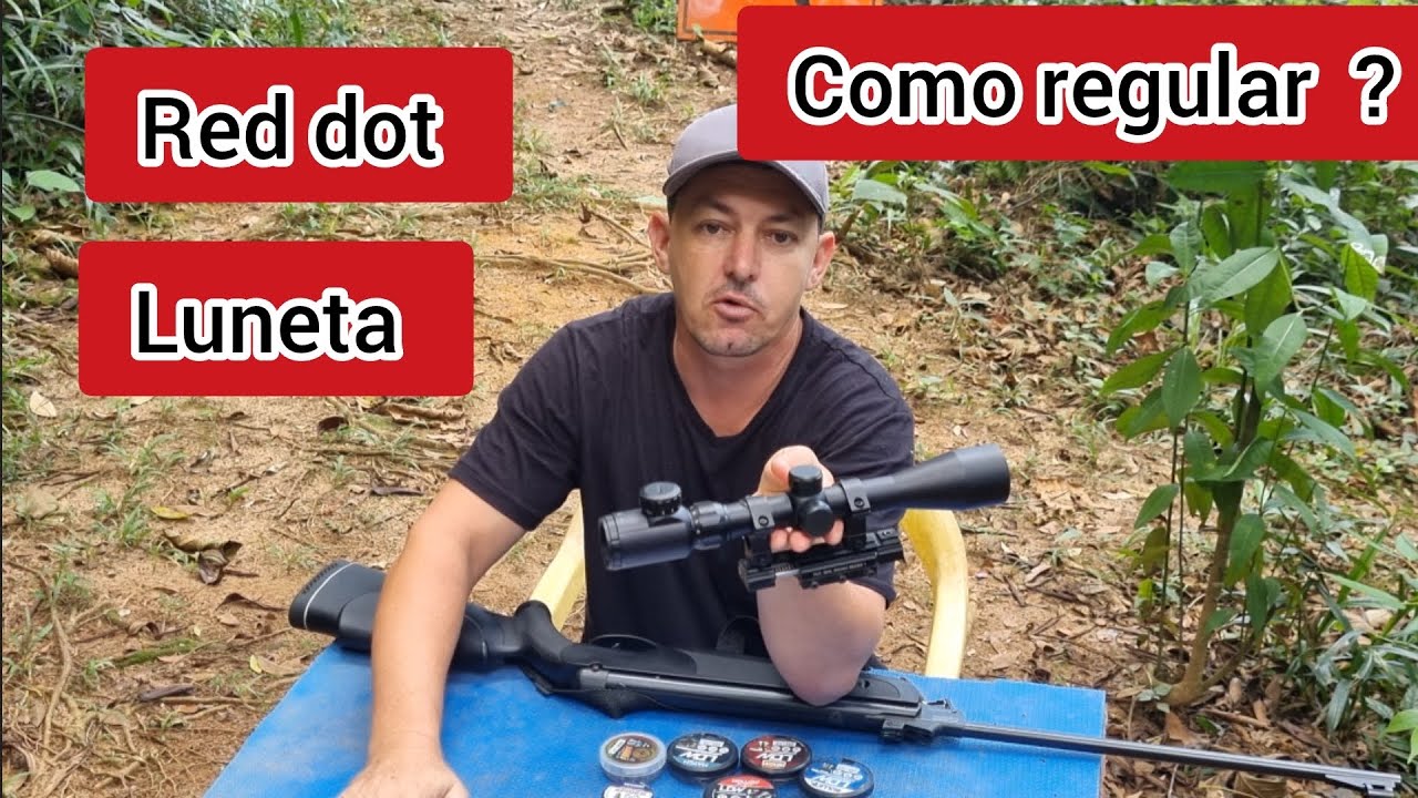 Aprenda a regular sua luneta, e seu red dot de uma vez por todas ...