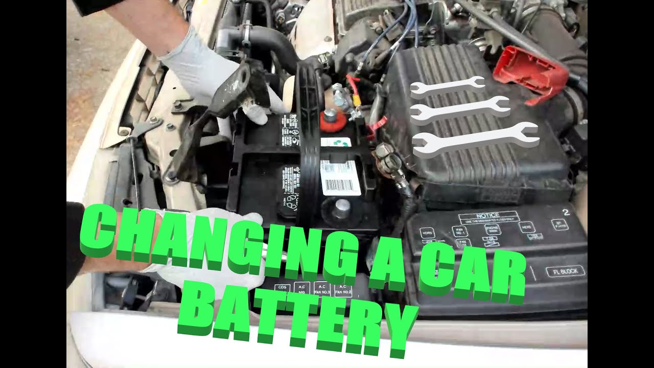 How To Change A Car Battery - YouTube
