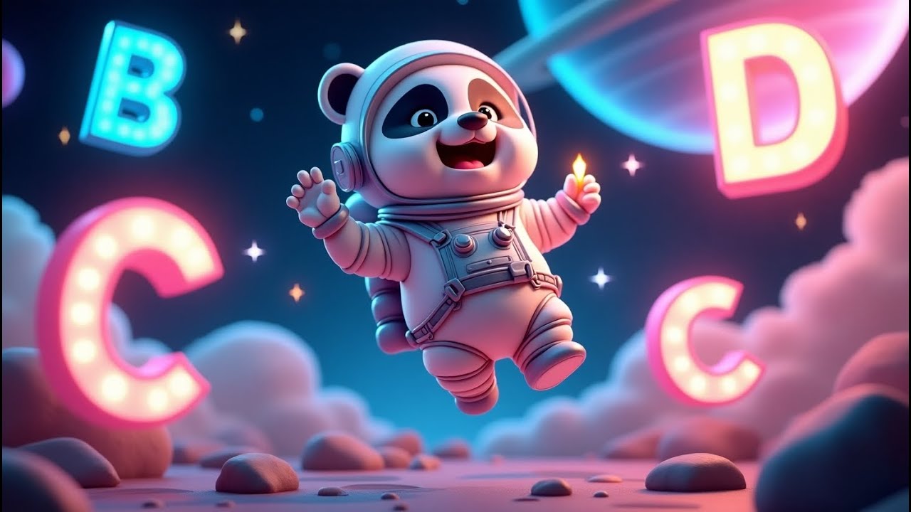 ABC Phonics Song in Space 🚀 | Learn Letters with Astronaut Panda | Toki ...