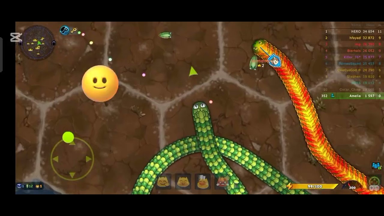 Little big snacks Biggest Slither Snake Score World Record Top 10 Epic Worms Zoneio Gameplay ...