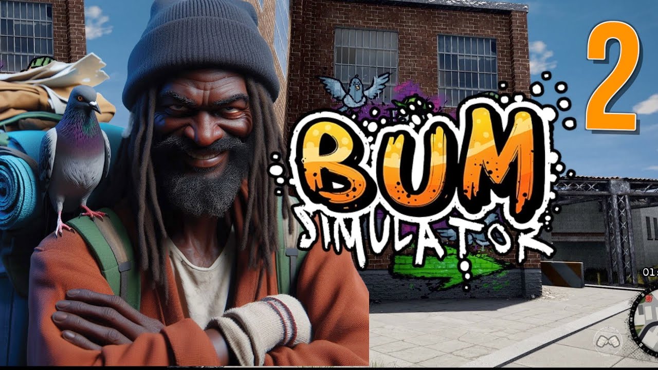 THIS GAME ACTUALLY CAME WITH A STORY-LINE 🤦🏾‍♂️🤣 [BUM SIMULATOR #2 ...