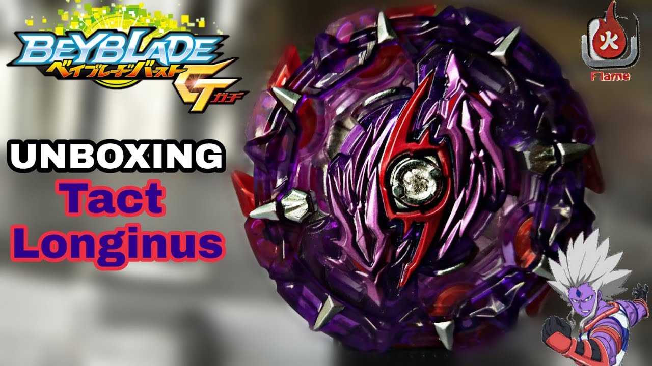 Tact Longinus.12E.T' (flame) Unboxing | Beyblade Burst Malaysia - YouTube