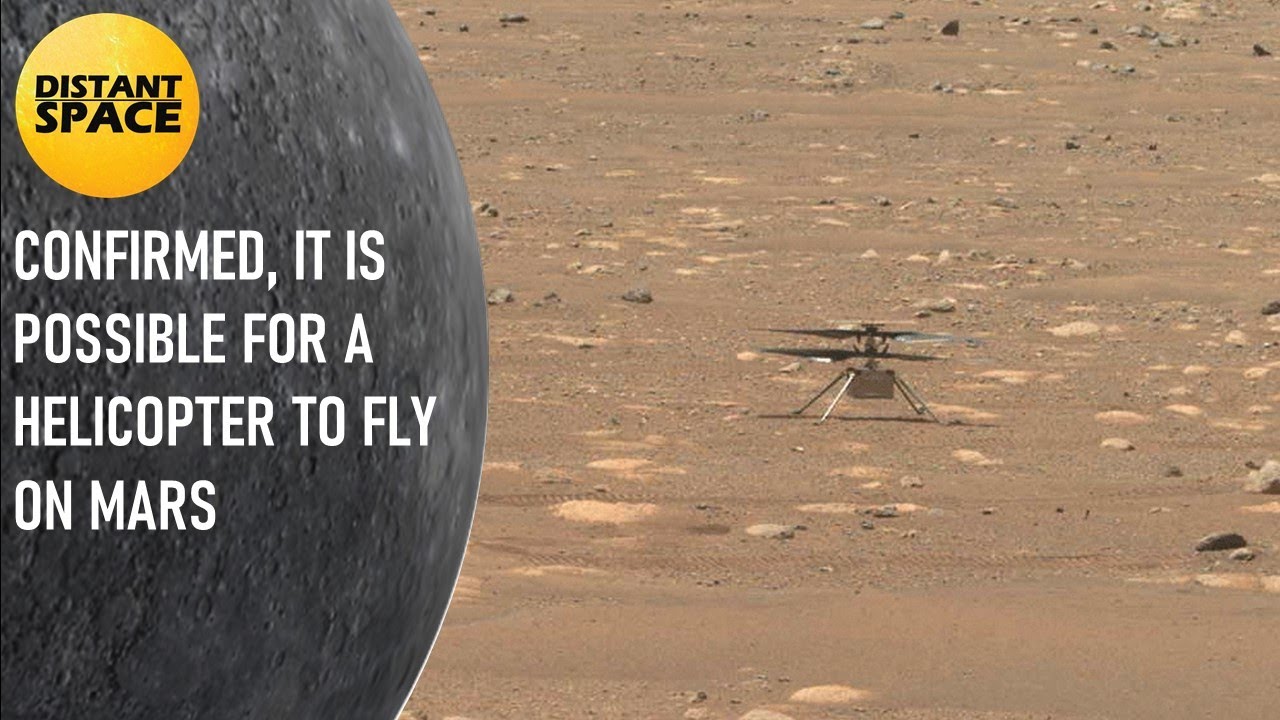 First Video of Ingenuity Mars Helicopter in Flight and Video Shows Dust ...