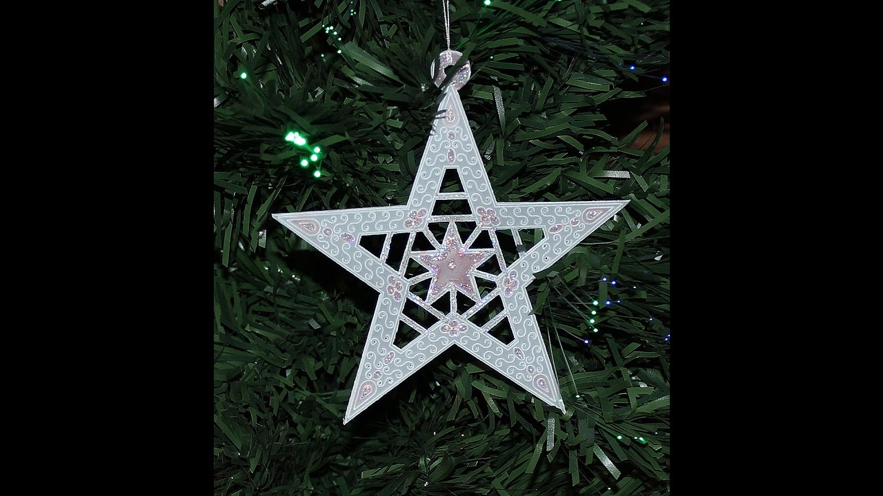Parchment Craft PCA - 64 TP7139EC EasyCut Large Christmas Star Demo ...