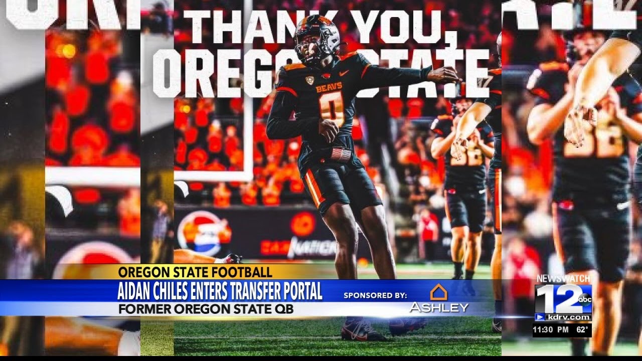 Oregon State Football: Aidan Chiles enters Transfer Portal - YouTube