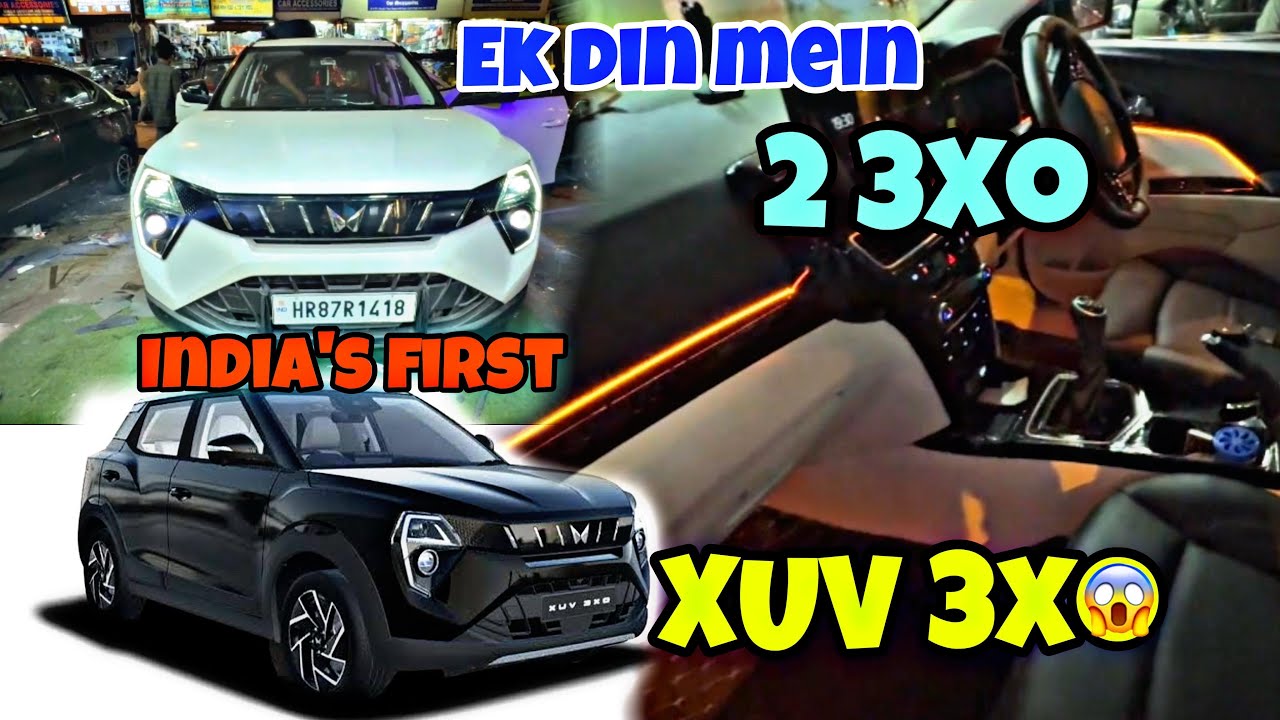 3xo modified mahindra 3XO modification ️ - YouTube