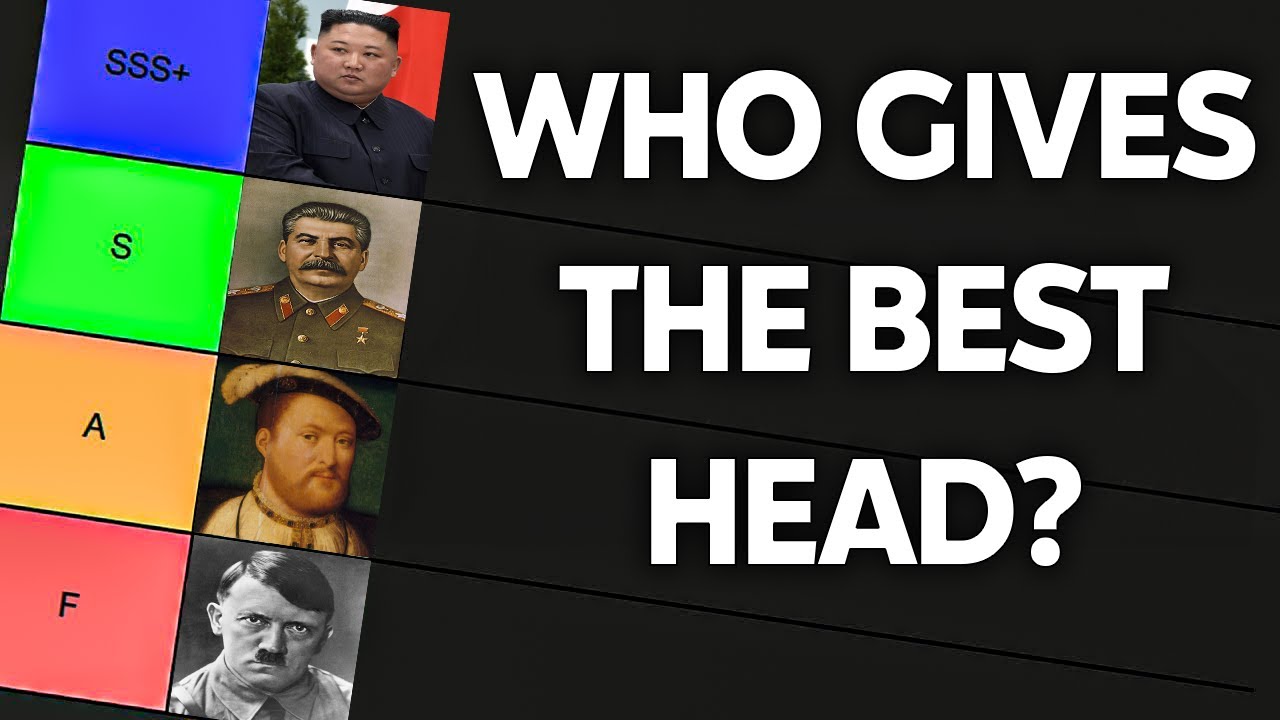 Ranking How Good Dictators are at giving head Tier List - YouTube