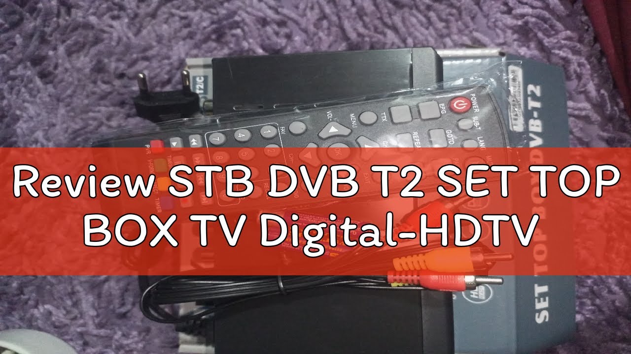 Review STB DVB T2 SET TOP BOX TV Digital-HDTV - YouTube