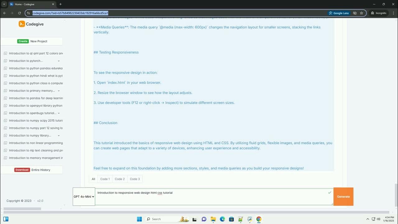 introduction to responsive web design html css tutorial - YouTube