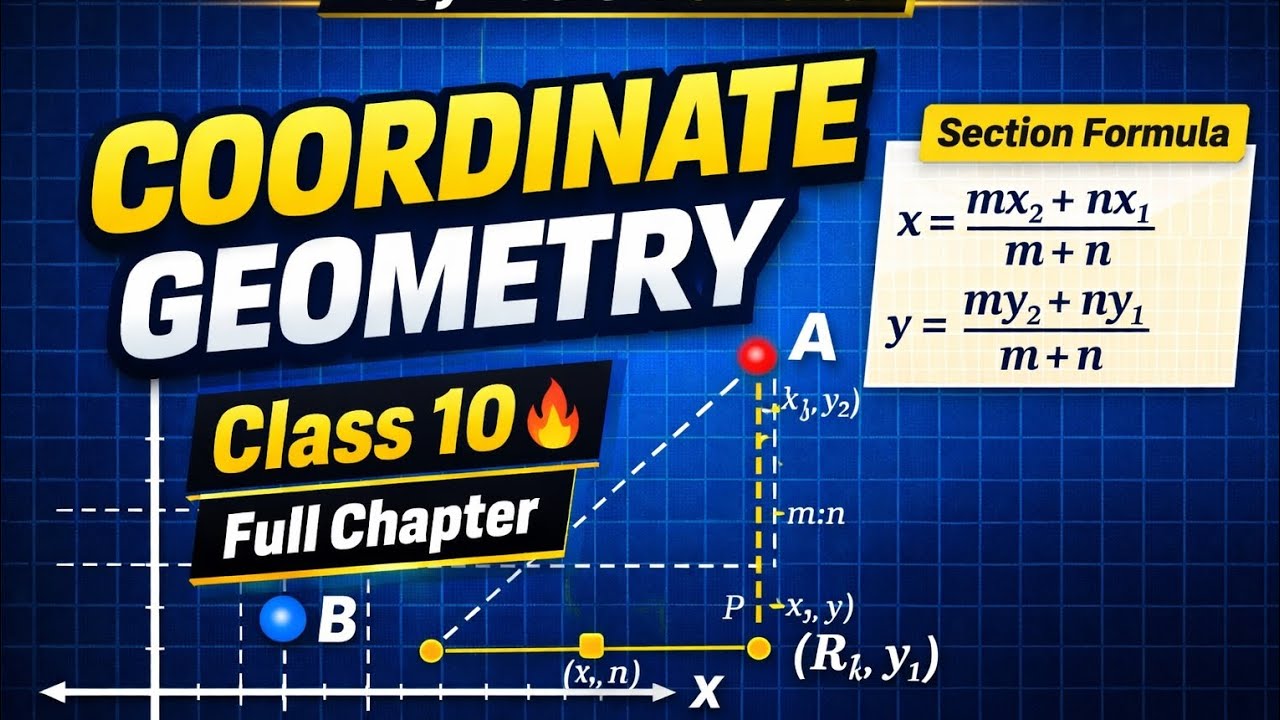 Class 10 Coordinate Geometry in 1 Video | Board + Concept Clear - YouTube