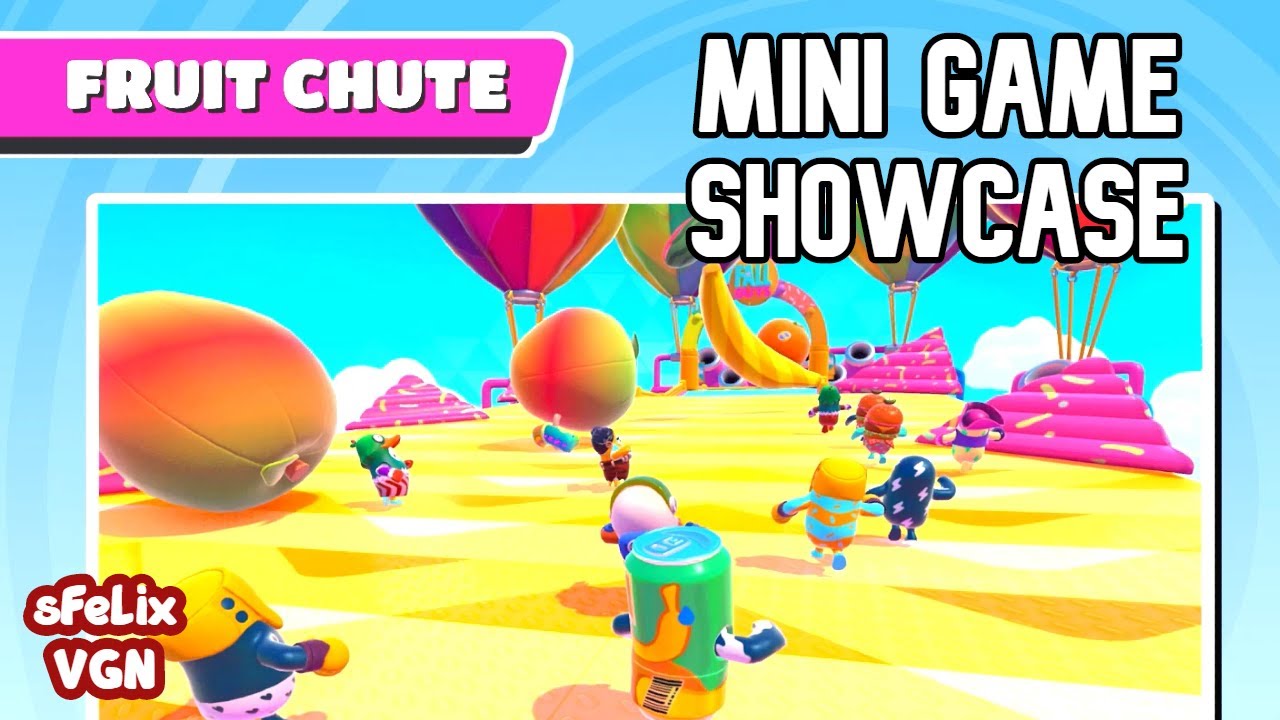 Fall Guys: Ultimate Knockout PS4 - Mini Game Showcase - Fruit Chute ...