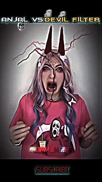 Anjal And Devil Filter Challenge 🗿🗿🔥...#trollface #edit #fyp - YouTube