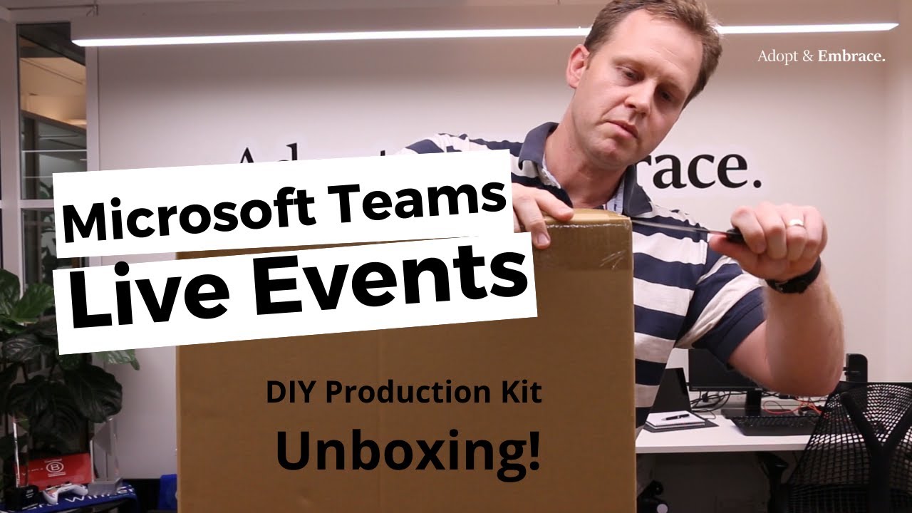 Microsoft Teams Live Events - Production Kit Unboxing - YouTube