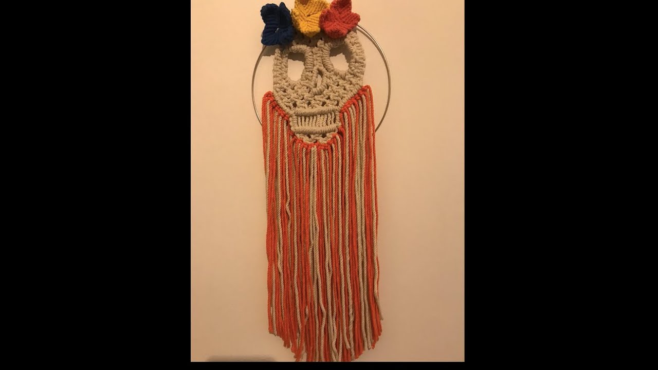 "Macramé Halloween Skull Tutorial: Create Spooky Décor with Knots ...