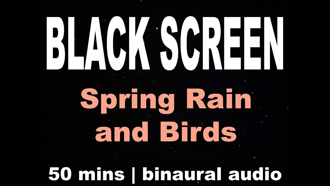 Afternoon Spring Rain Shower | Binaural Audio | ASMR for Sleep Relaxing ...