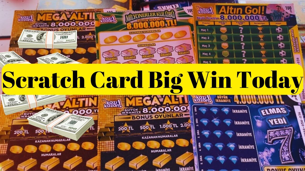 Scratch Card 8 Million Winnings! Jackpot! Game of Chance! - YouTube