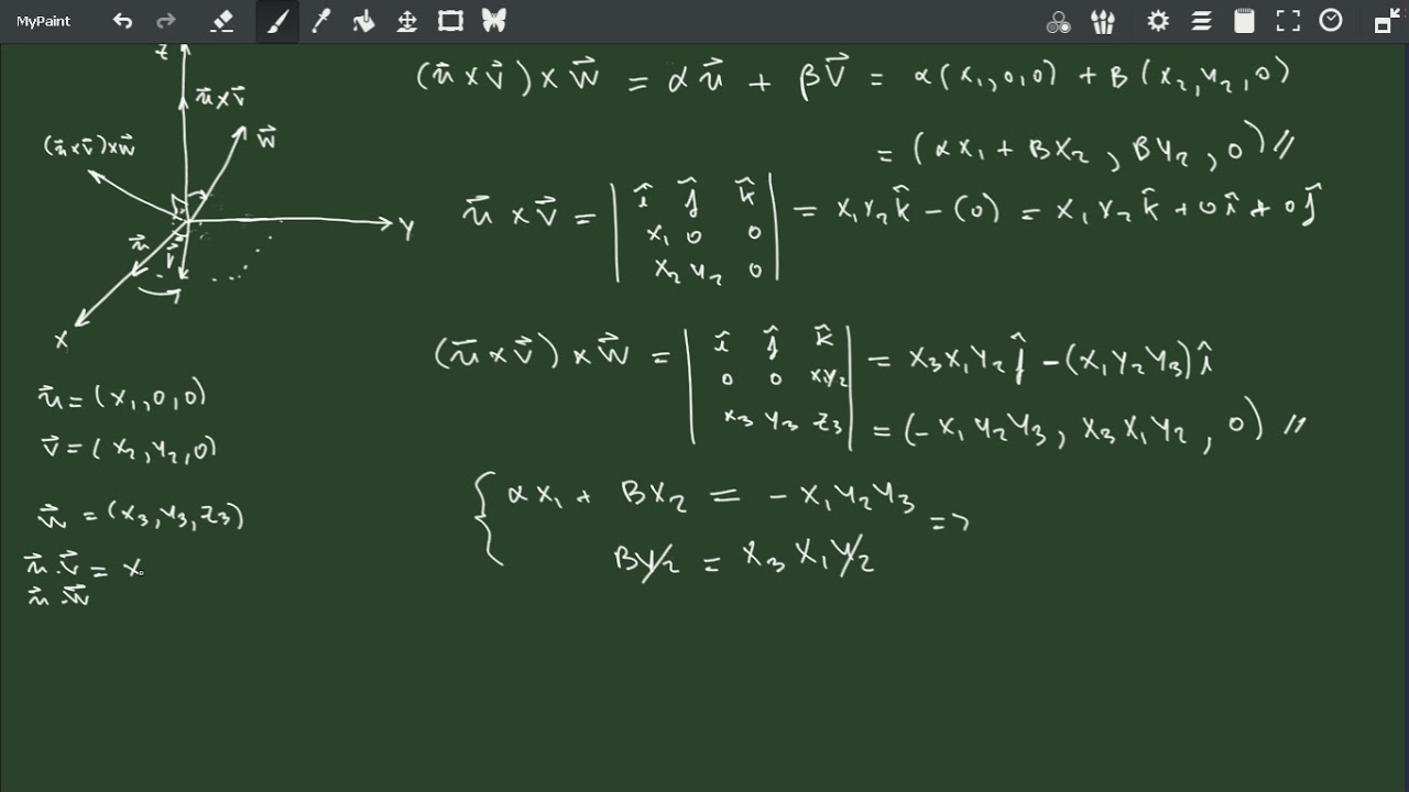 Aula 18 duplo produto vetorial - YouTube