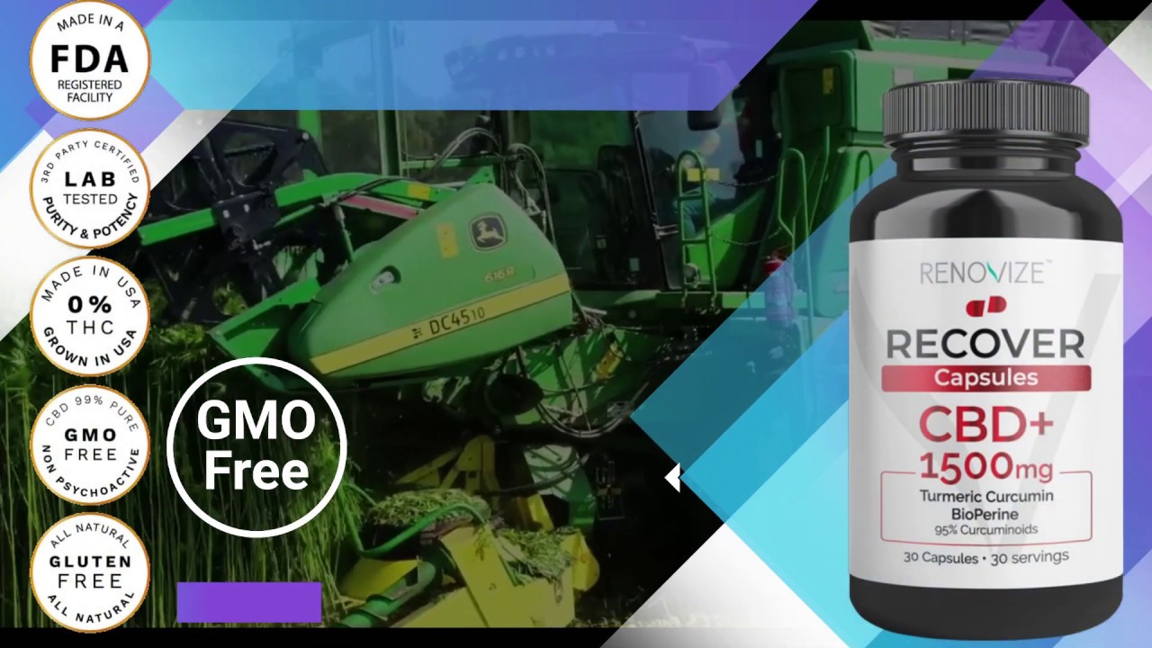 Recover 1500mg CBD + Capsules - YouTube