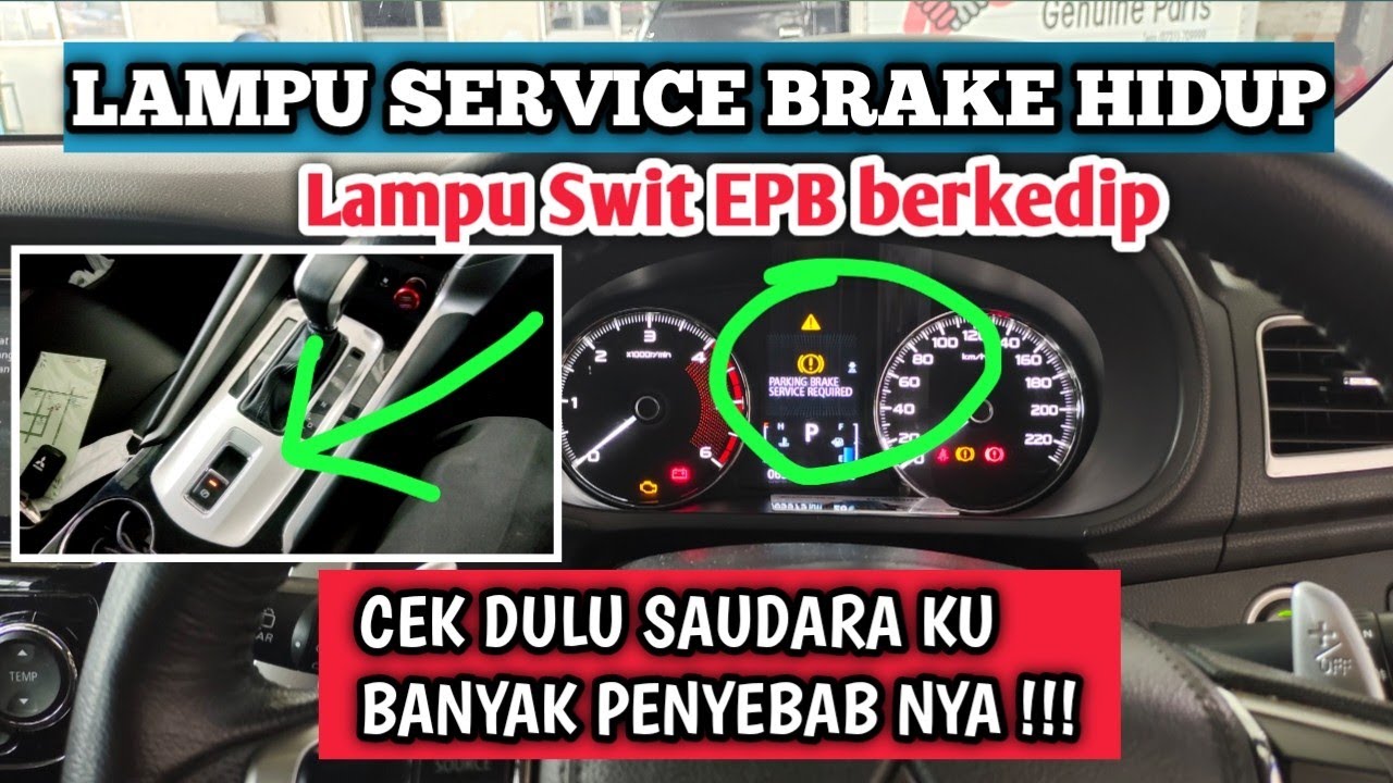 SERVICE BRAKE MUNCUL ??? SIMAK MACAM-MACAM KERUSAKANNYA SUPAYA PAHAM ...