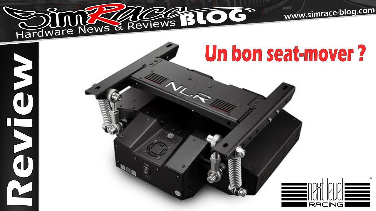 Review du seat-mover Next Level Racing V3 - Simrace-Blog - YouTube