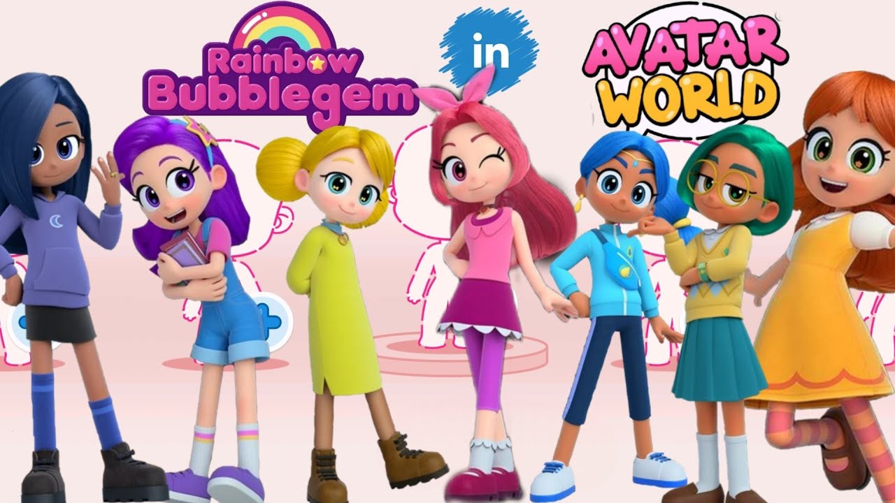 Rainbow Bubblegem ️🪆 in Avatar World🌏 #live #avatarworld # ...