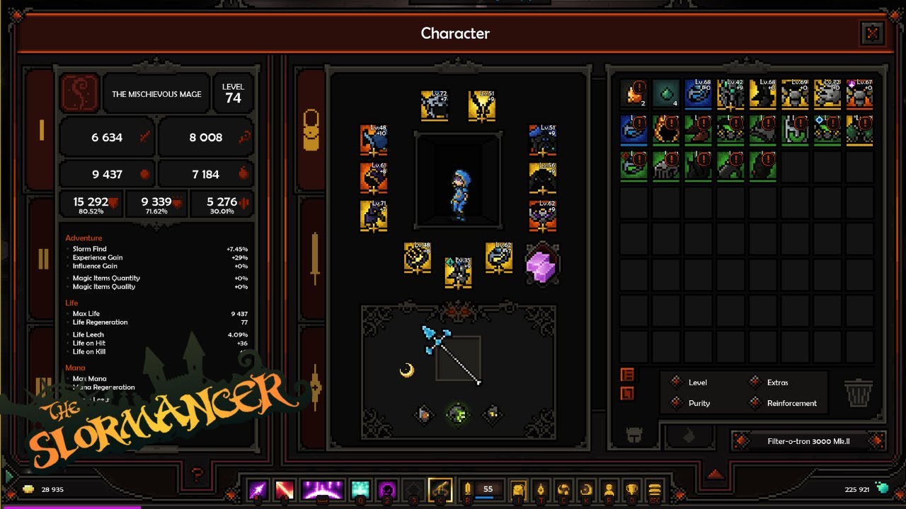 Slormancer 1.0 [74 Mage] - How To Sustain 3+ Clones' Ray Of ...