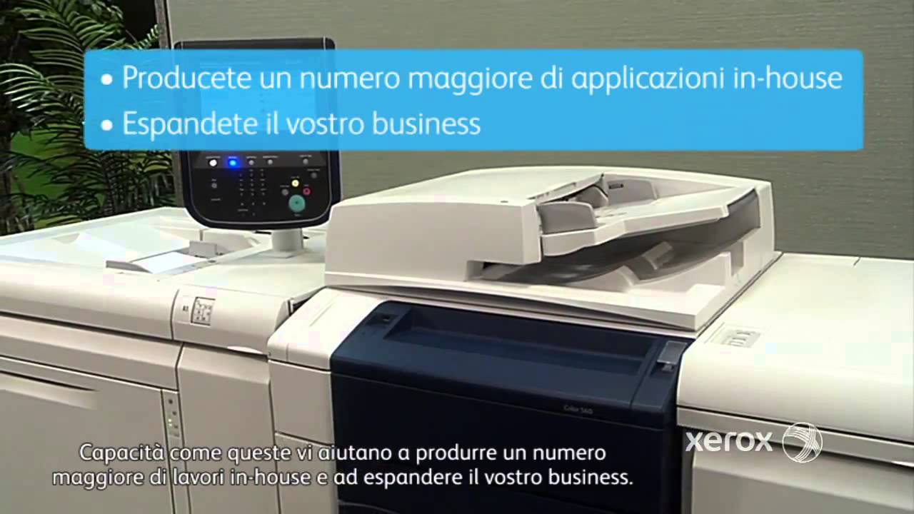 Xerox Color 560 e 570 Stampanti Multifunzione - YouTube