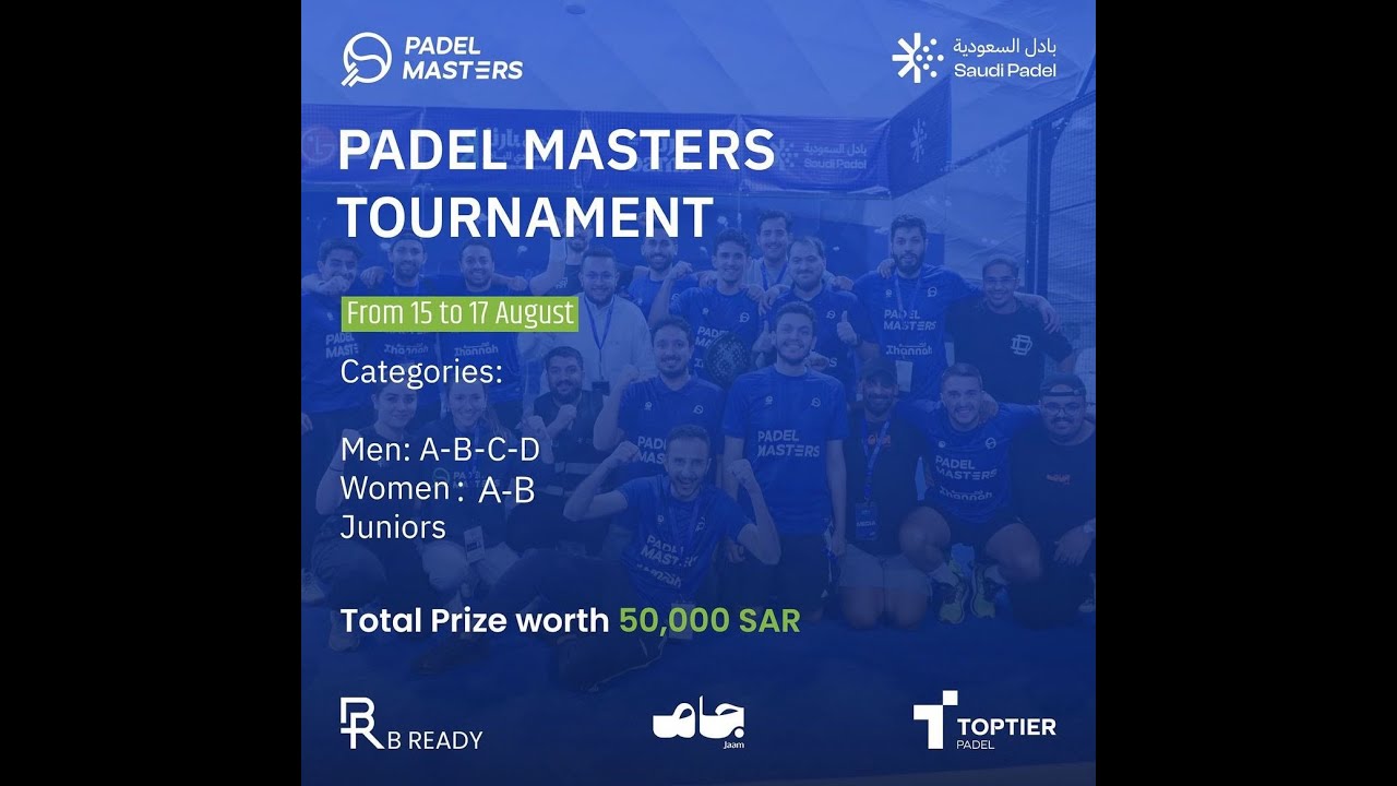 Padel Masters Tournament Aug 2024 Central Court - YouTube