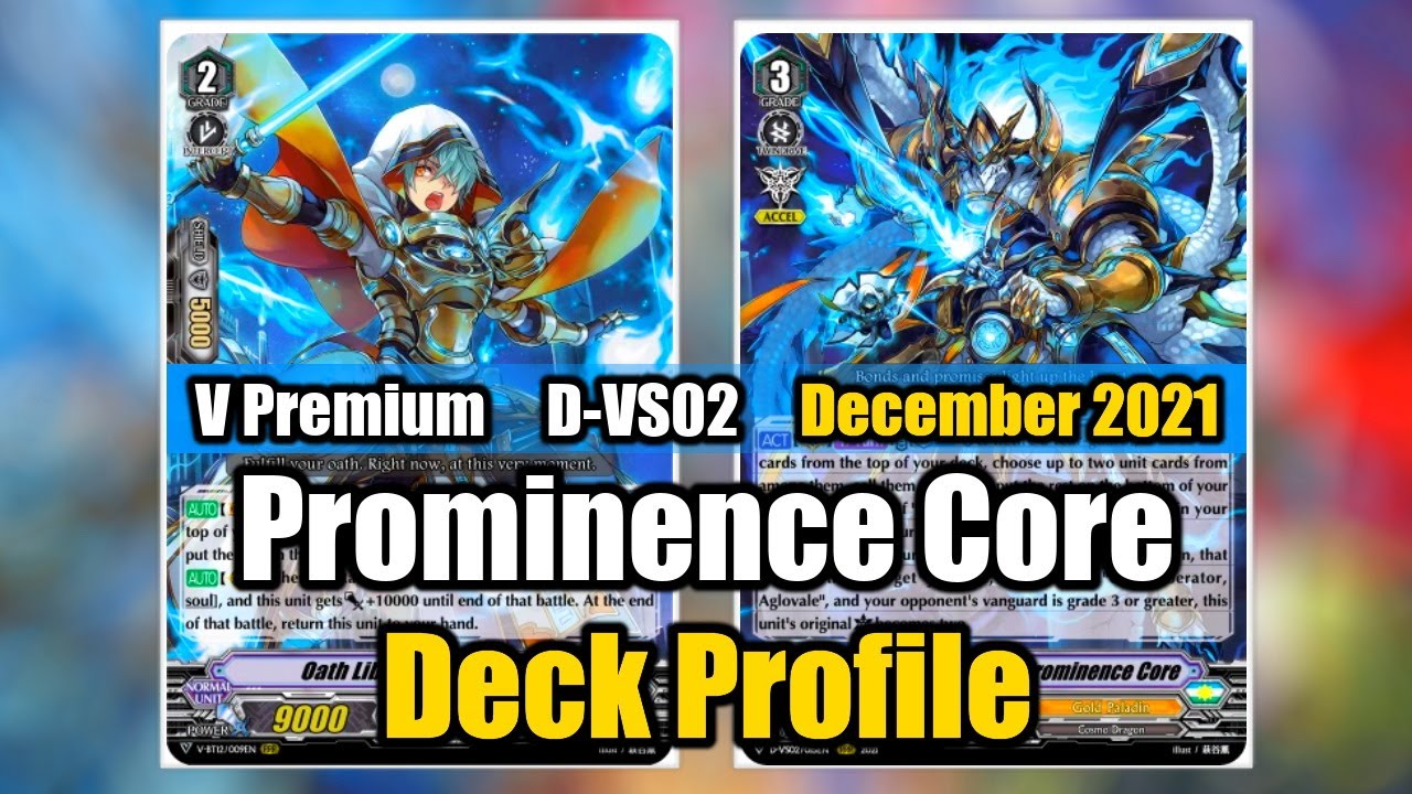 V Premium Prominence Core Deck Profile D-VS02 | Cardfight!! Vanguard ...