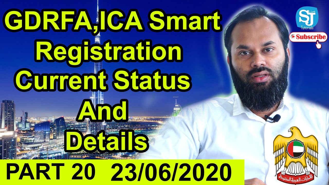 GDRFA Dubai Registration | ICA smart registration | Twajudi Resident ...