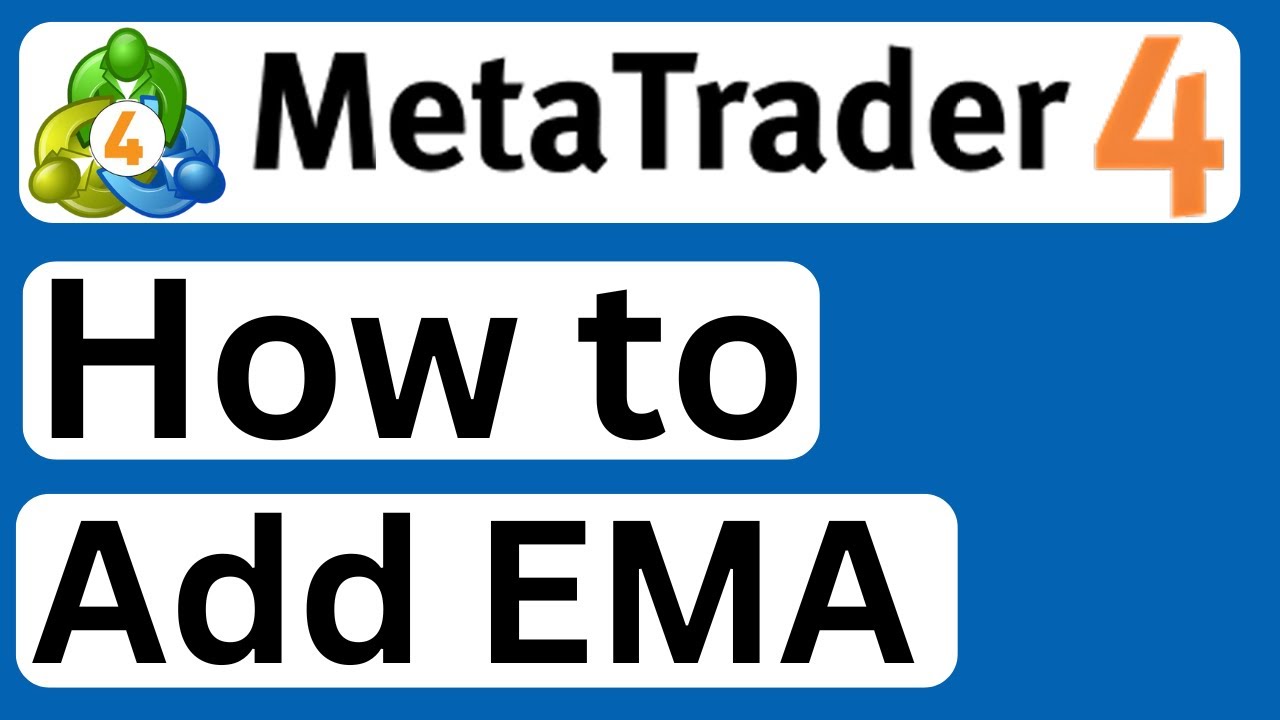 How to Add EMA in MetaTrader 4 - Exponential Moving Average - Easy to ...