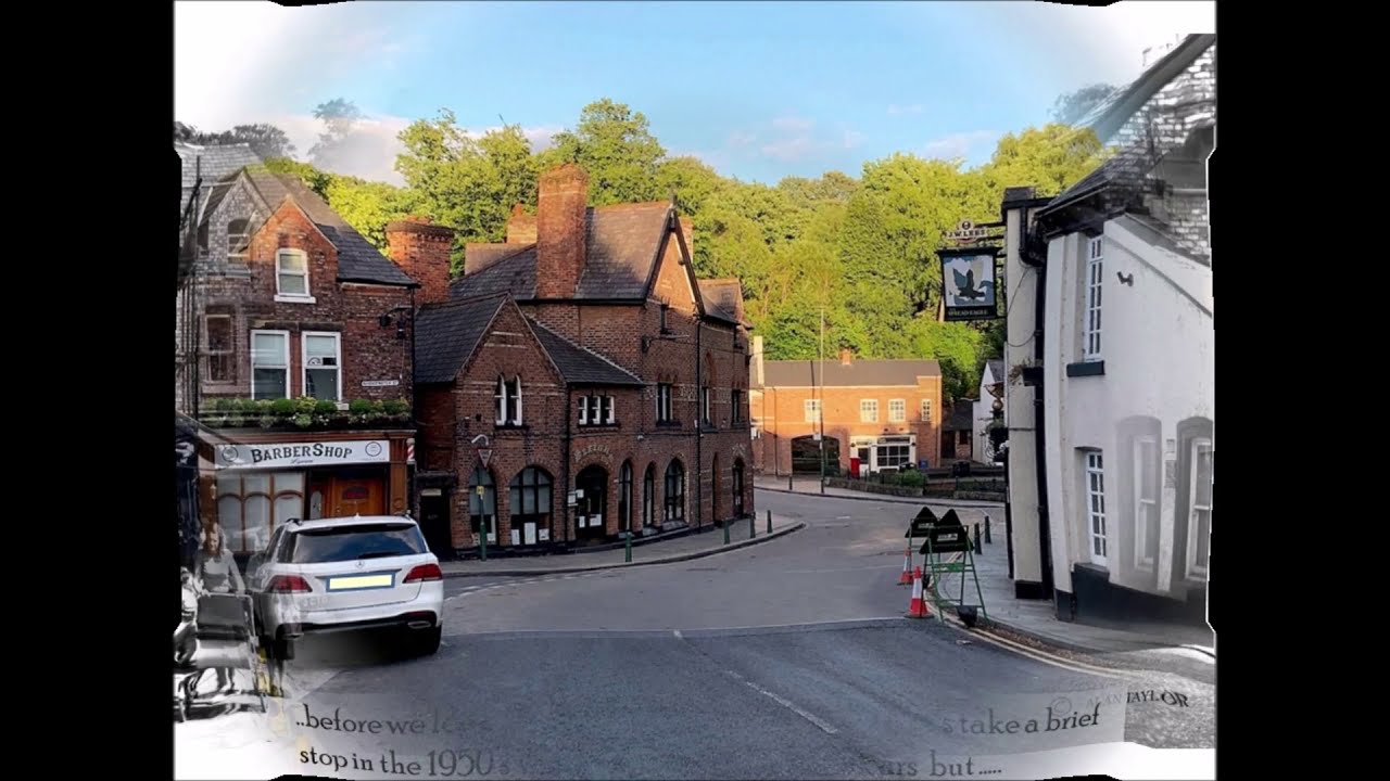 Lymm, Bridgewater St and Post Office Place 100 years ago - YouTube